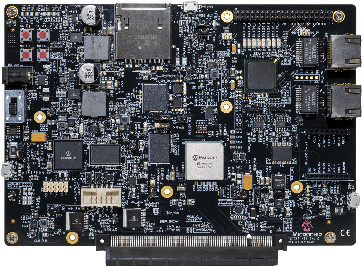 PolarFire® SoC FPGA Icicle套件 - Microchip Technology | Mouser PolarFire® SoC FPGA Icicle套件 - Microchip Technology | Mouser